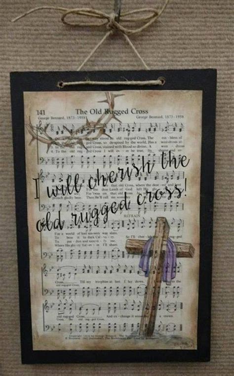 The Old Rugged Cross Lyrics Printable