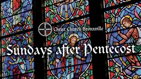 Seventh Sunday After Pentecost YouTube