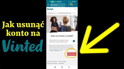 Jak usunąć konto na Vinted YouTube