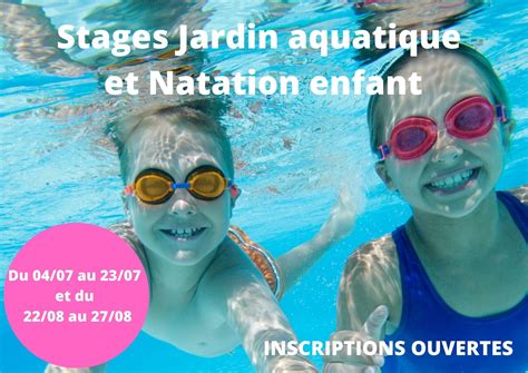 Stages été Natation enfants et Jardin aquatique Aqua tlantis