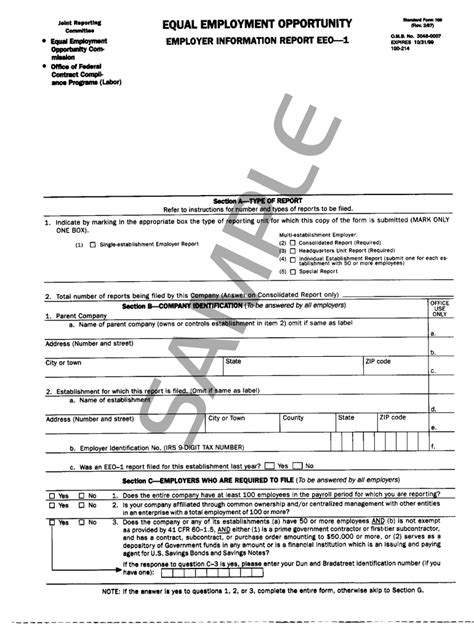 EEO 1 Sample Form Fill Out And Sign Printable PDF Template AirSlate