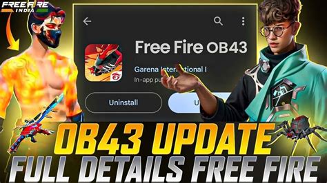 FREE FIRE OB43 UPDATE RELEASE DATE ALL CONFIRM CHANGES FREE FIRE