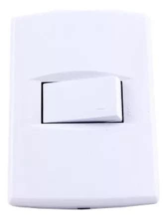 Llave De Luz Armada Sica Life Pulsador Blanco Timbre Corriente Nominal