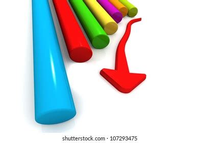 3d Graph Showing Rise Profits Stock Illustration 107293475 Shutterstock