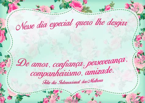 Cartao Para Dia Internacional Das Mulheres Fazendo A Nossa Festa