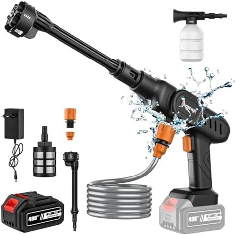 Nettoyeur Haute Pression Sans Fil PARKSIDE PDRA 20 Li A1 6 Types De