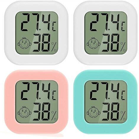 Mini LCD ThermomèTre HygromèTre Interieur NuméRique Thermo HygromèTre
