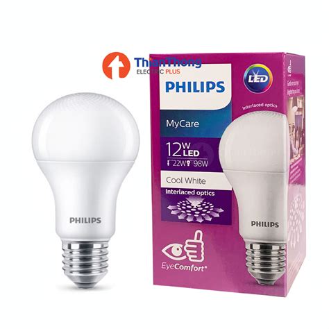 Philips MyCare LED Bulb 12W E27 CW CW 12w บรษท เทยนทอง อเลคทรค