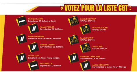 Nos Candidat Es Au CSA I De Paris CGT Insertion Probation