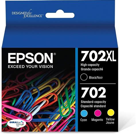 EPSON 702 DURABrite Ultra Ink High Capacity Black Standard Color