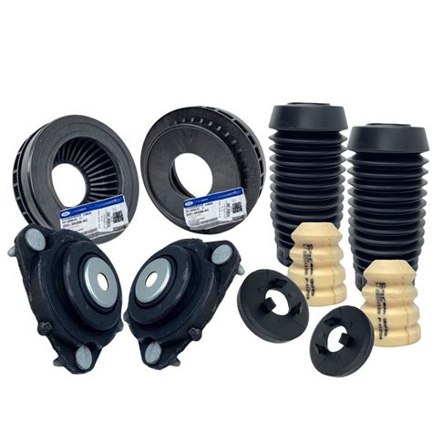 2 Kit Batente Coifa Coxim E Rolamento Do Amortecedor Dianteiro Fiesta E