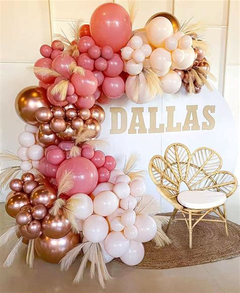 Amazon Boho Dusty Rose Pink Nude Blush Brown Metallic Chrome Rose