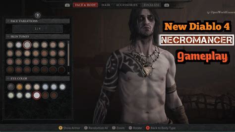 New Diablo 4 Necromancer Gameplay Playing The Necromancer In Diablo