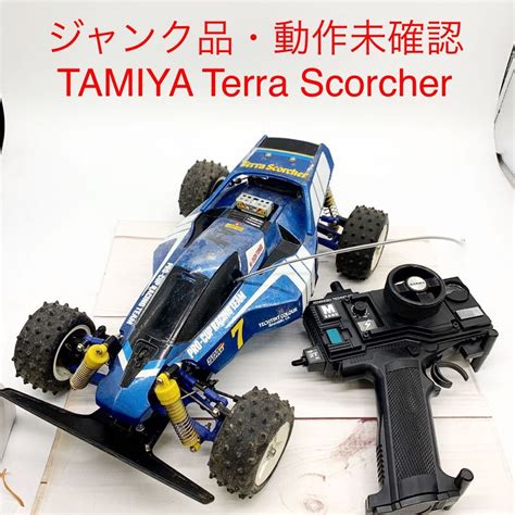 傷や汚れありML7845 3 ジャンク品動作未確認 TAMIYA タミヤ Terra Scorcher スコーチャー ラジコン ミニ