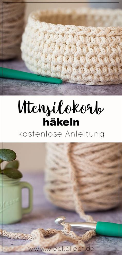 Korb häkeln DIY Anleitung für Anfänger DIY Blog Do it yourself