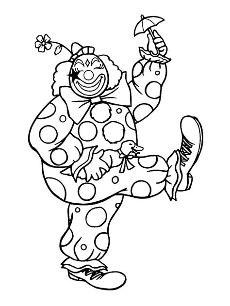 Coloriage Dessin De Clown T L Charger Et Imprimer Gratuit Sur