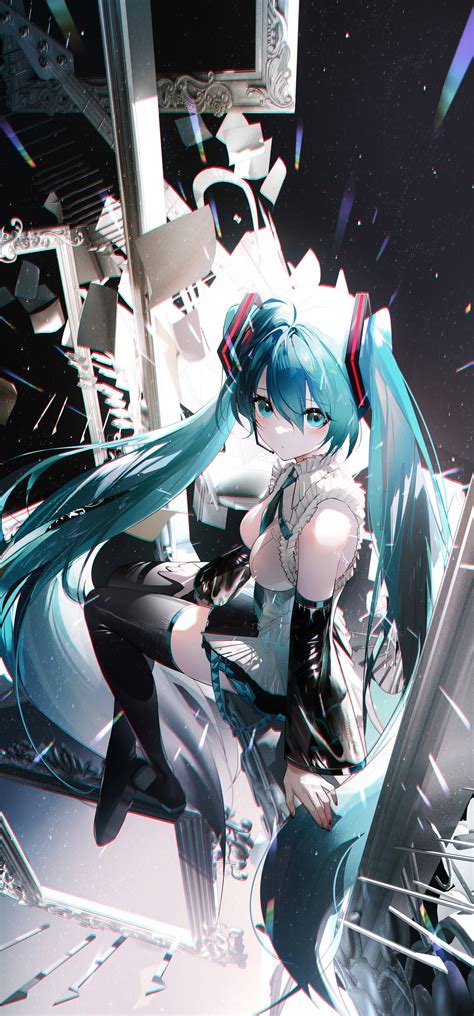 Wallpaper Omone Hokoma Agm Hatsune Miku Anime Girls Vocaloid Twintails Blue Hair Blue