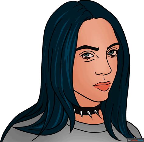 Billie Eilish Drawing How To Draw Billie Eilish Step By 54 OFF