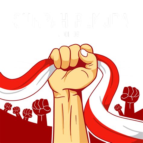 Detail Tangan Mengepal Bendera Merah Putih Koleksi Nomer 3