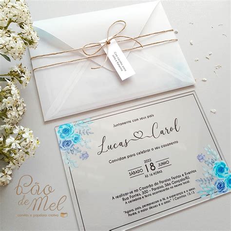 Encontre os mais lindos modelos CONVITE CASAMENTO na Convites Pão de