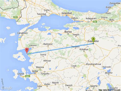 Esk Eh R Ayvalik Sar Msakl Aras Mesafe Esk Eh R Ayvalik Sar Msakl