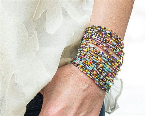 Beaded Jewelry Necklaces Long Beaded Necklace Beaded Wrap Bracelets