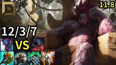 Trundle Top Vs Aatrox KR Master Patch 11 8 YouTube