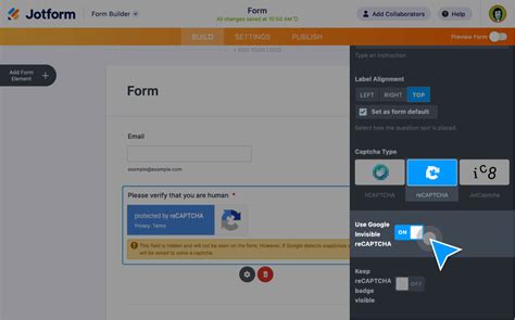 Add Google Recaptcha To Your Forms Jotform