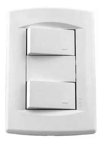 Llave De Luz Armada Puntos Sica Life Blanco Corriente Nominal A