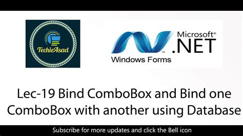 lec 19 bind combobox and bind one combobox with another using database winform c tutorial