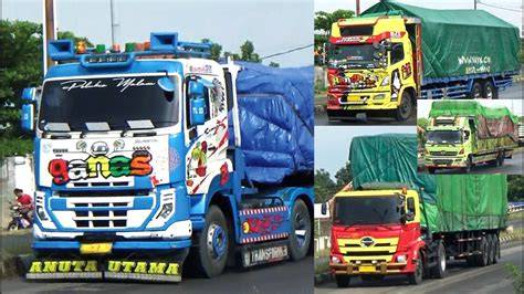 GAN4S TRUCK TRAILER TRONTON PANJANG SUPER MBOIS PANTURA HINO 500