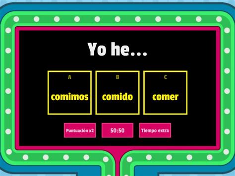 ELIGE LA PALABRA CORRECTA Concurso De Preguntas