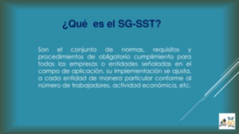 SOLUTION Sistema De Gesti N De Seguridad Y Salud En El Trabajo Sg Sst