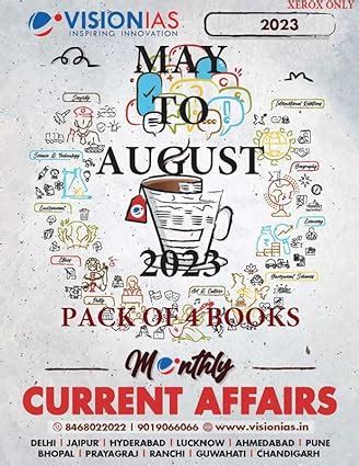 Buy Vision IAS Monthly Current Affairs January To June 2023 Pack Of 6