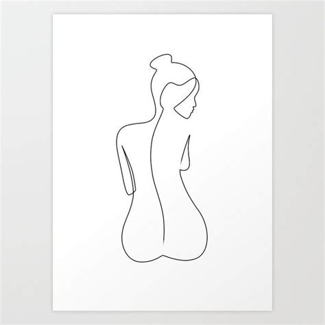 Minimalista Dibujo Mujer Minimalista Dibujo Mujer Arte Minimalista