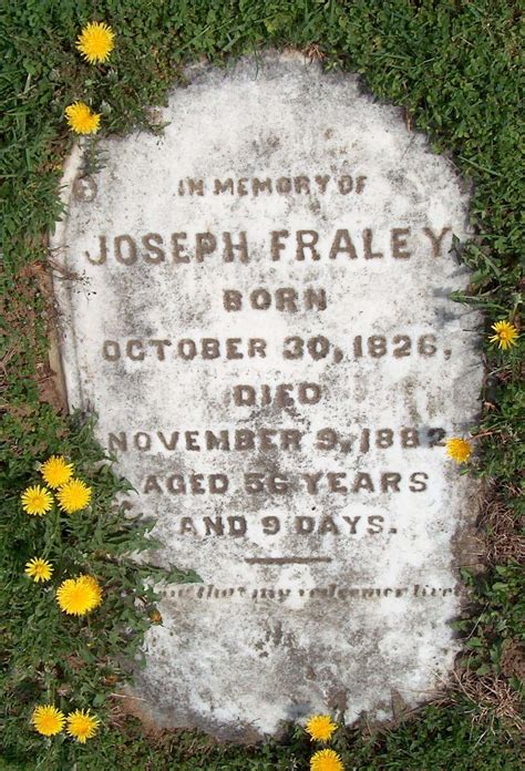 Joseph Fraley 1826 1882 Memorial Find A Grave