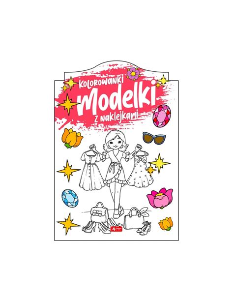 Modelki Kolorowanka Z Naklejkami