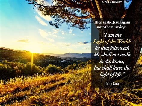 John 8 12 KJV KJV Bible Verses