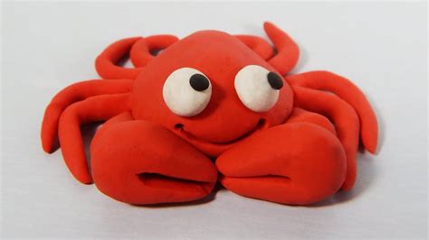 Cómo hacer un cangrejo de plastilina paso a paso fácil explicado YouTube
