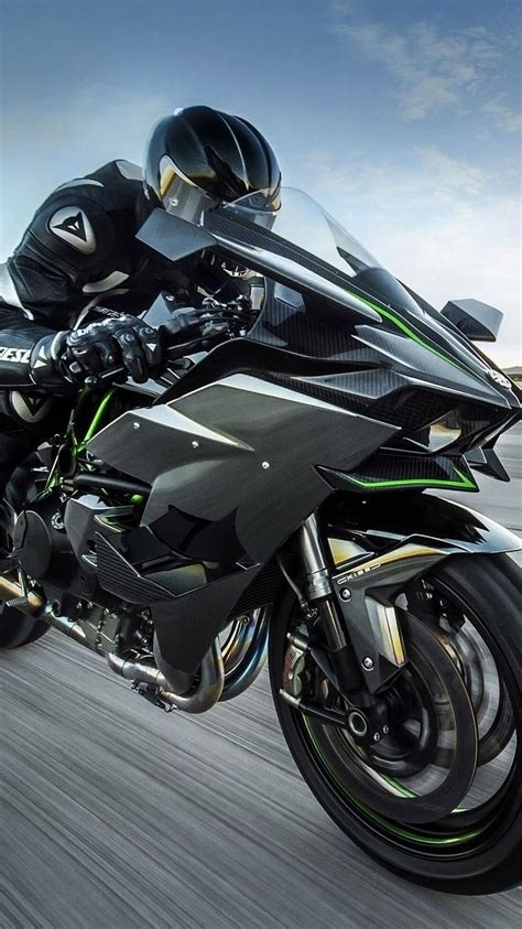 Kawasaki Ninja H2r Riding Sports Bike Racing HD Phone Wallpaper