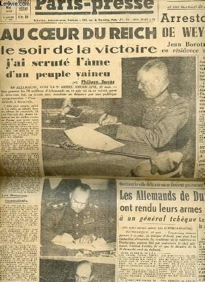 PARIS PRESSE N154 Au Coeur Du Reich Le Soir De La Victoire J Ai