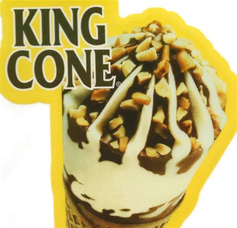 GOOD HUMOR KING CONE Sticker Vintage Ice Cream Truck Decal 9 47