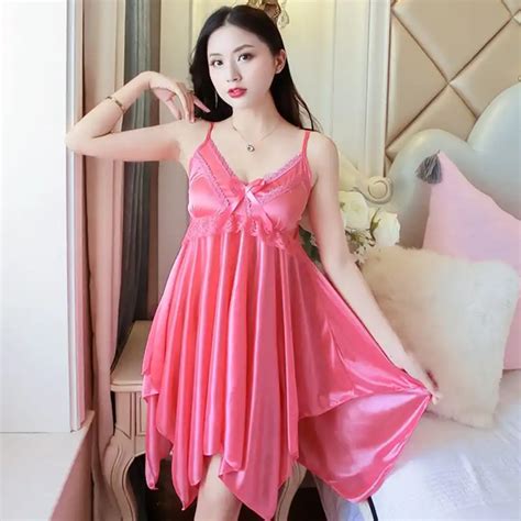 See Through Lace Bra Nightgowns Women Sexy Lingerie Backless Bandage Porn Sleep Night Dress