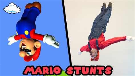 Stunts From Super Mario In Real Life 64 Sunshine Galaxy Smash