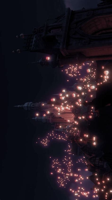 Fireworks Are Lit Up In The Night Sky Above A Building With Towers And