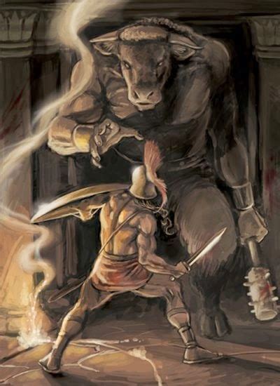 Teseo Y El Minotauro Un Mito Corto