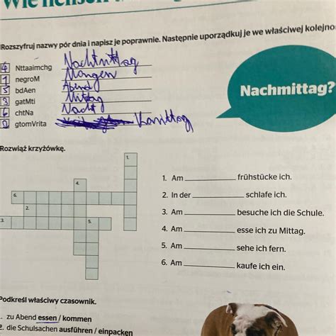 Daje naj potrzebuje szybko ćwiczenia niemiecki klasa 7 strona 50