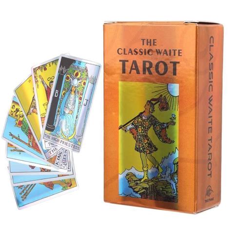 XUY Carte De Divination De Destin De Couleur De Jeu De Cartes De Tarot