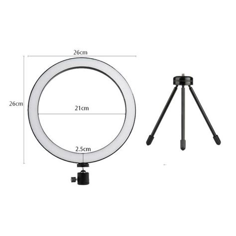 Ring Light Cm Iluminador Anel Luz Led Mini Trip Tik Tok Pdimport