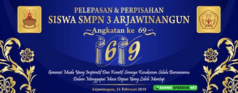 Banner Spanduk Pelepasan Perpisahan Siswa Sekolah CDR GRAFIK GRATIS